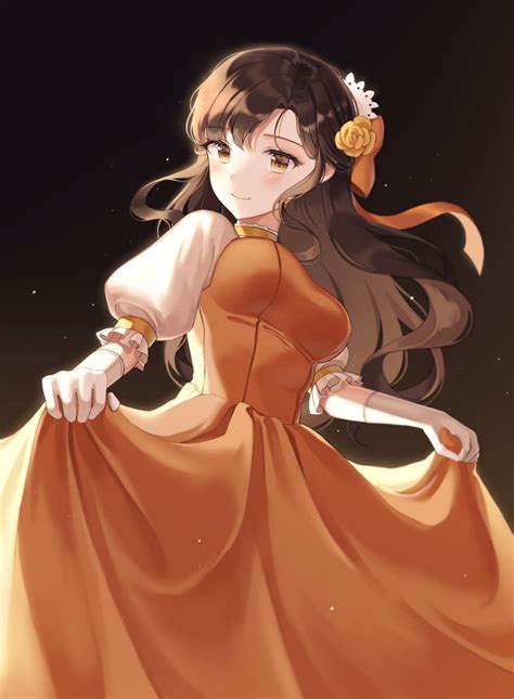 Chica Anime En Vestido 60 Imágenes