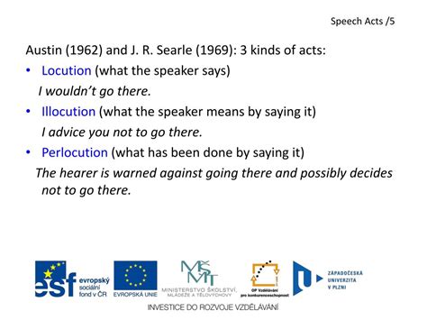 PPT Speech Acts PowerPoint Presentation Free Download ID