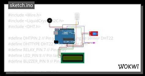 Sensor Suhu Dht22 Wokwi Esp32 Stm32 Arduino Simulator