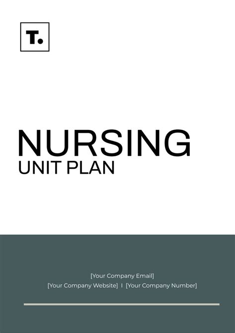 Free Nursing Unit Plan Template To Edit Online