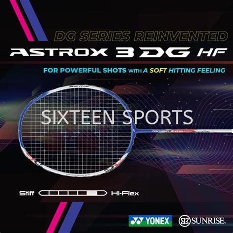 Yonex Astrox 3dg Hf Badminton Racket Cw Yonex Bg5 Match String