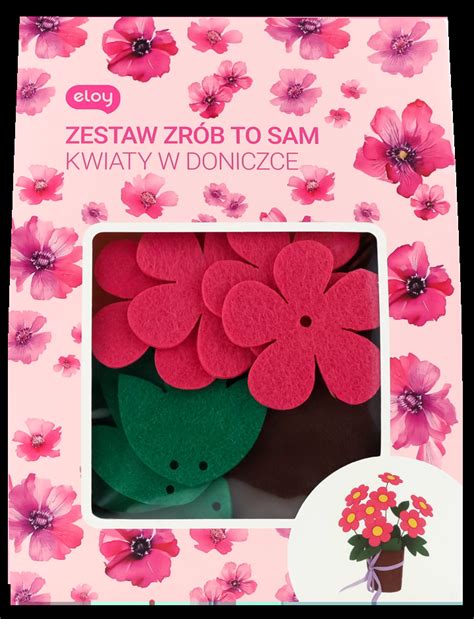 Eloy Zestaw Kreatywny Zrób To Sam Kwiat W Doniczce Różowy 1 Szt Drogeria Rossmann Pl
