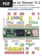 Teensy 41 Pinout And Features Guide Pdf Office Equipment