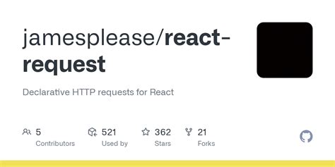 github jamesplease react request declarative requests for react