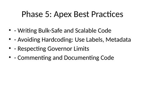 Salesforce Apex Training Roadmap Basic To Advance Pptx