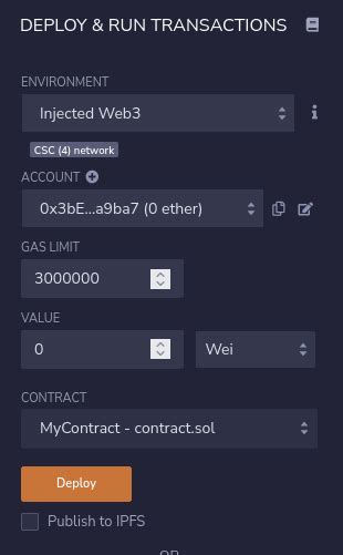 Introduction To Smart Contract Development And Dapp Development On Csc