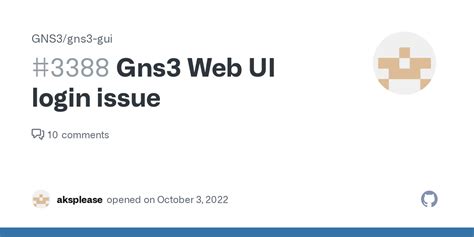 Gns3 Web UI Login Issue Issue 3388 GNS3 Gns3 Gui GitHub