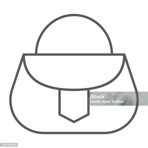 핸드백 선 아이콘 패션 여성 백 기호 벡터 그래픽 흰색 바탕에 선형 패턴 10에 대한 스톡 벡터 아트 및 기타 이미지 10 가방 개인 장식품 Istock