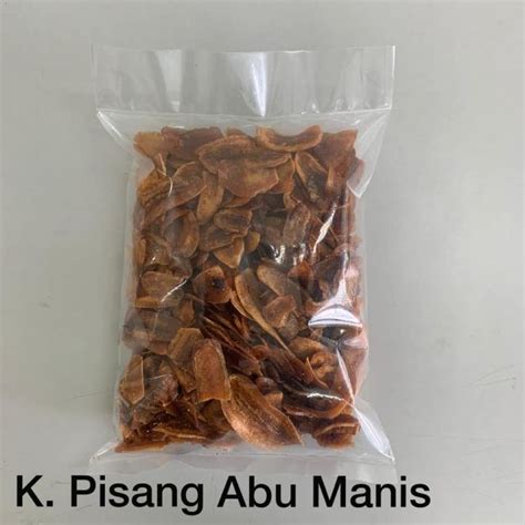 Kerepek Pisang Abu Nipah Sira Manis 500g Murah Sedap Viral Lazada