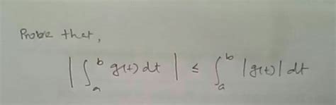 Solved Above Inequality Is From Complex Variable Course