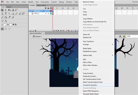 Creating A Ghost Animation In Flash Geeksforgeeks