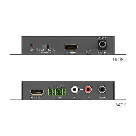 4k 18gbps Hdmi Audio De Embedder Oneav Germany Av Distribution B2b Online Shop