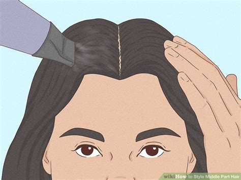 4 Easy Ways To Style Middle Part Hair Wikihow