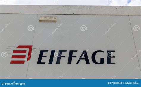 Eiffage Construction Logo Brand Truck And Sign Text On Panel Van