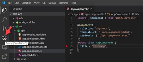 How To Debug Angular Project Application In Visual Studio Vs Code