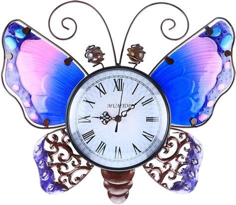 Mumtop Indoor Outdoor Clock Waterproof Wall Clock For Living Room