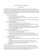 MLA APA Essay Rubric Format Spelling Grammar Composition Course Hero