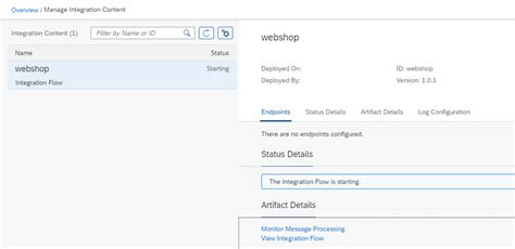 Design And Test Your First Integration Flow · Issue 4515 · Sap