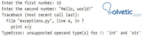 Python Manejo De Excepciones Avanzadas Solvetic