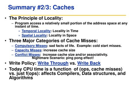 Ppt Cs 3853 Computer Architecture Lecture 4 â€“ Memory Hierarchy