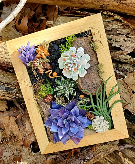 Mixed Media Succulent Garden Workshop The Stained Glass Association