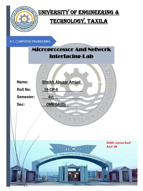 19 Cp 6 Sheikh Abuzar Amjad Mni Lab 10 Pdf Subroutine Computer