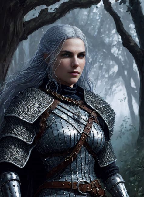 Female Witcher By Filfantaisies On Deviantart