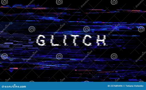 Glitch Background System Crash Broadcast Error Technical Problem 3d