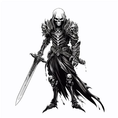 Premium Vector Scary Skull