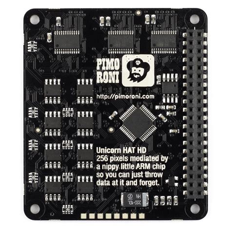 Unicorn Hat Hd 256 Rgb Led Matrix On Your Raspberry Pi Pimoroni