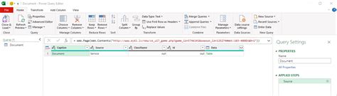 Datatable How To Import A Table Using Power Query When The Table Does
