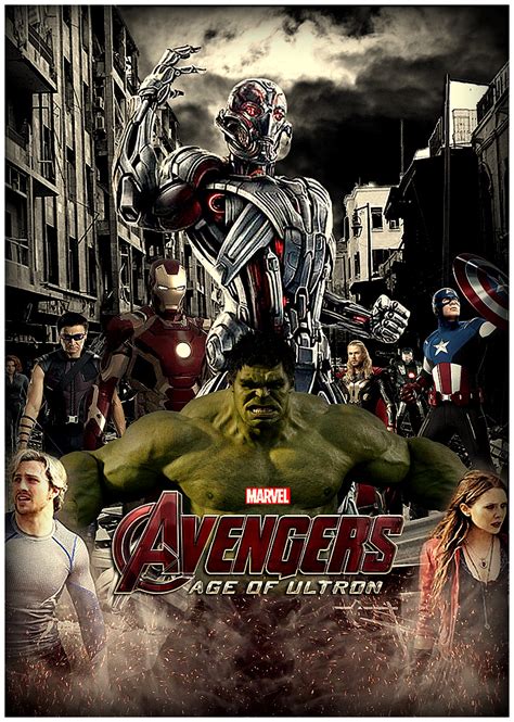 Avengers Age Of Ultron Poster Fan Made Oakanshield Posterspy
