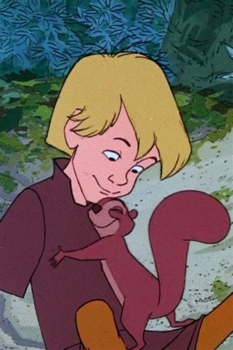 Arthur Pendragon And Guinever Young Female Squirrel ~ The Sword In The Stone 1963 Disney Pixar