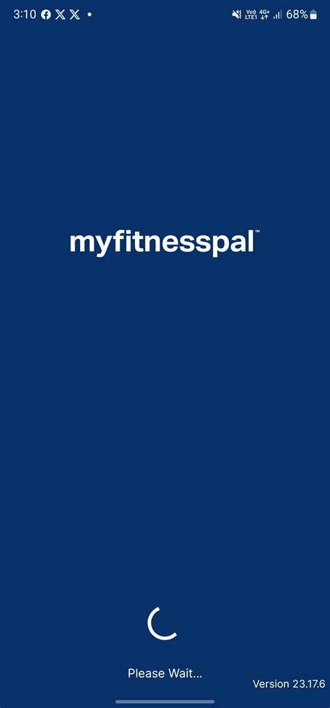 App Stuck On Loading Screen Rmyfitnesspal