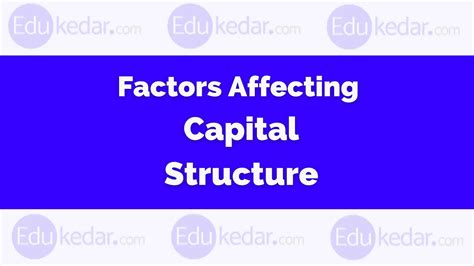 Factors Affecting Capital Structure Cost Of Financing Debt Risk