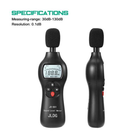 Digital Decibel Meter Factory Home Sound Level Reader Professional LCD Display EBay