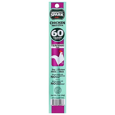 Mighty Spark Chicken Teriyaki Stick 1oz 1 Oz Safeway