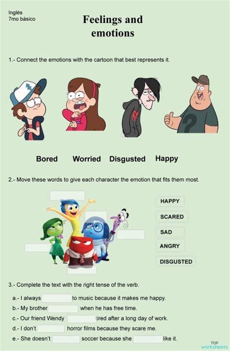 Ficha Inglés Tecnología Ficha Interactiva Topworksheets
