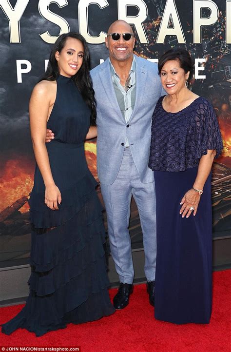 Dwayne Johnson Brings Mom Ata Daughter Simone And Ex Wife Dany Garcia