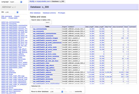 Use Adminer To Access Your Site Database Elementor