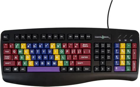 Lessonboard Color Coded Computer Keyboard To Teach Typing Amazon Ca Electronics