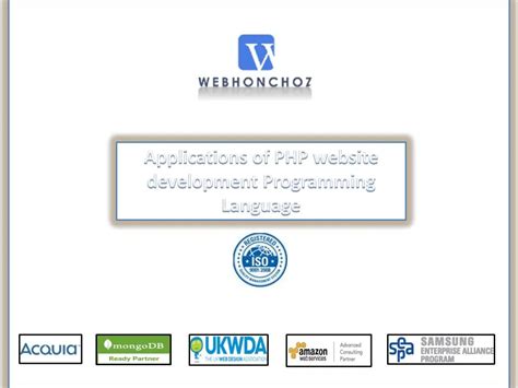 Ppt Applications Of Php Website Development Programming Language
