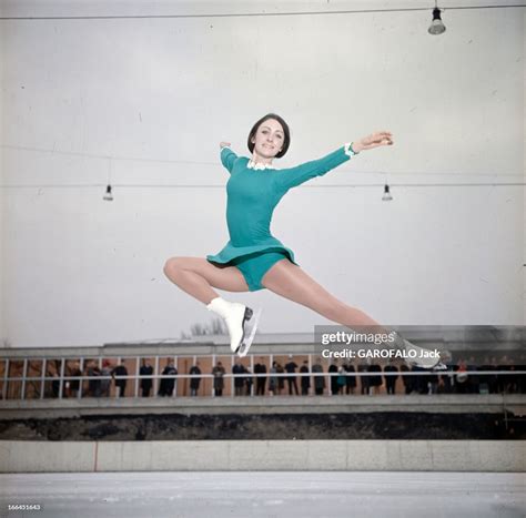 Peggy Fleming At The Figure Skating World Championship In Geneva