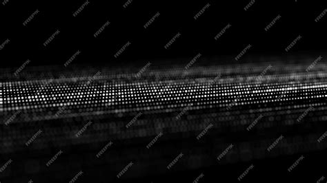 Premium Photo Abstract Digital Flow Particles Cyber Network Connection Background Big Data