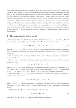 Quasi Maximum Likelihood Estimation Of High Dimensional Factor Models A Critical Review DeepAI