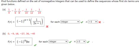 Solved Find Functions Defined On The Set Of Nonnegative Chegg Com