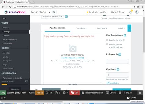 Prestashop 17 No Temporary Folder Discusión General Prestashop Forums