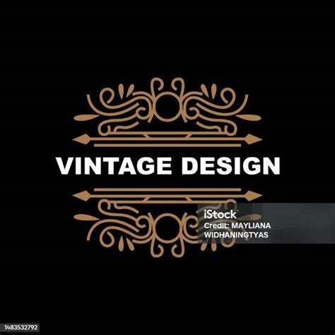 레트로 빈티지 디자인 고급스러운 미니멀리스트 벡터 장식 로고 만다라와 바틱 스타일 제품 브랜드 일러스트레이션 초대장 배너 패션 0명에 대한 스톡 벡터 아트 및 기타 이미지