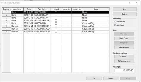 Trying To Get Revision Tags To Start At 1 Per Each Sheet Autodesk Community