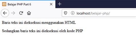Cara Kerja Web Server Menjalankan Kode Php Belajar Php Part 6